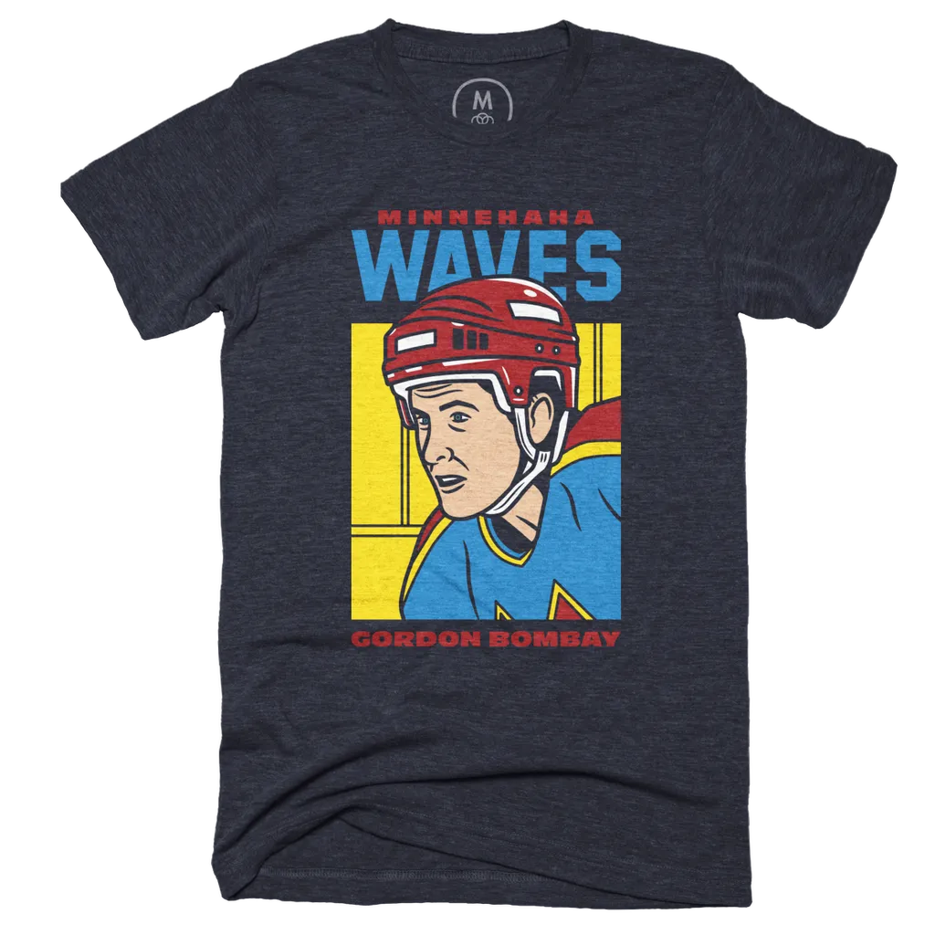 “Minnehaha Waves Gordon Bombay” graphic tee, pullover crewneck ...