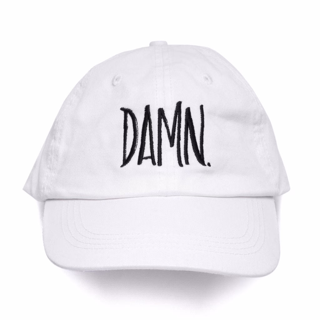 “Damn Dad Hat” graphic dad hat by Hayley Thees. | Cotton Bureau