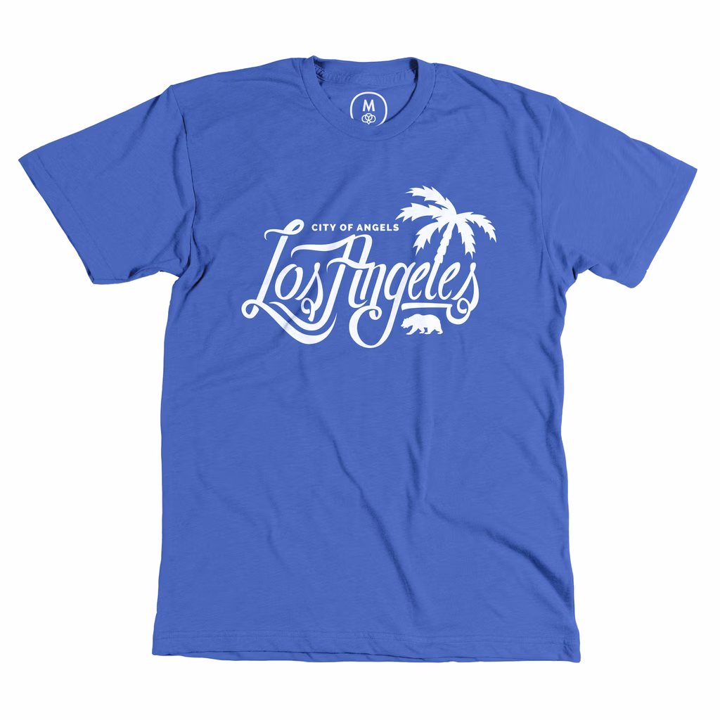 “Los Angeles - City of Angels” graphic tee by Michael Cox. | Cotton Bureau